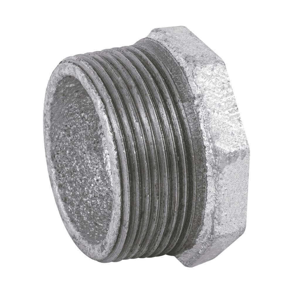 Reducción Bushing Acero Galvanizado 1 1/2" x 1" - Tul