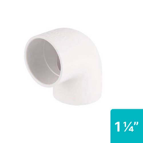 Codo 90° PVC C40 1-1/4" Cementar - Tul