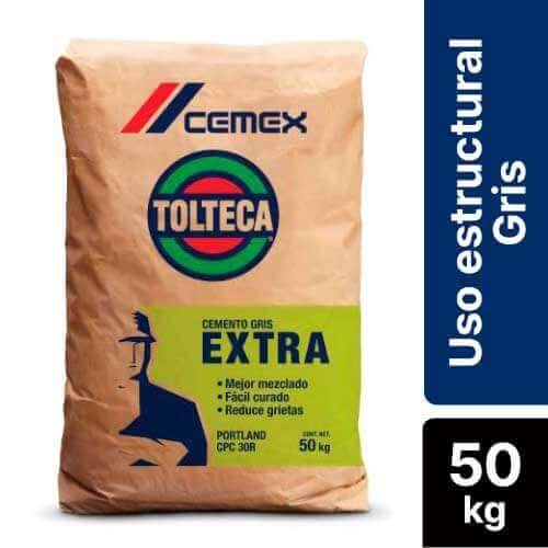 Cemento Gris Tolteca Extra CPC 30R x 50 kg - Tul