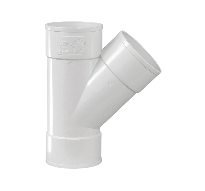 Yee Sanitario PVC 4" x 2" - Tul