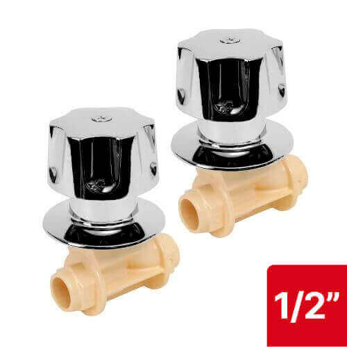 Juego Válvula Empotrar Regadera CPVC - Tul