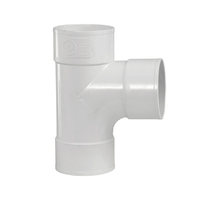 Tee PVC Sanitario 6" x 4" - Tul